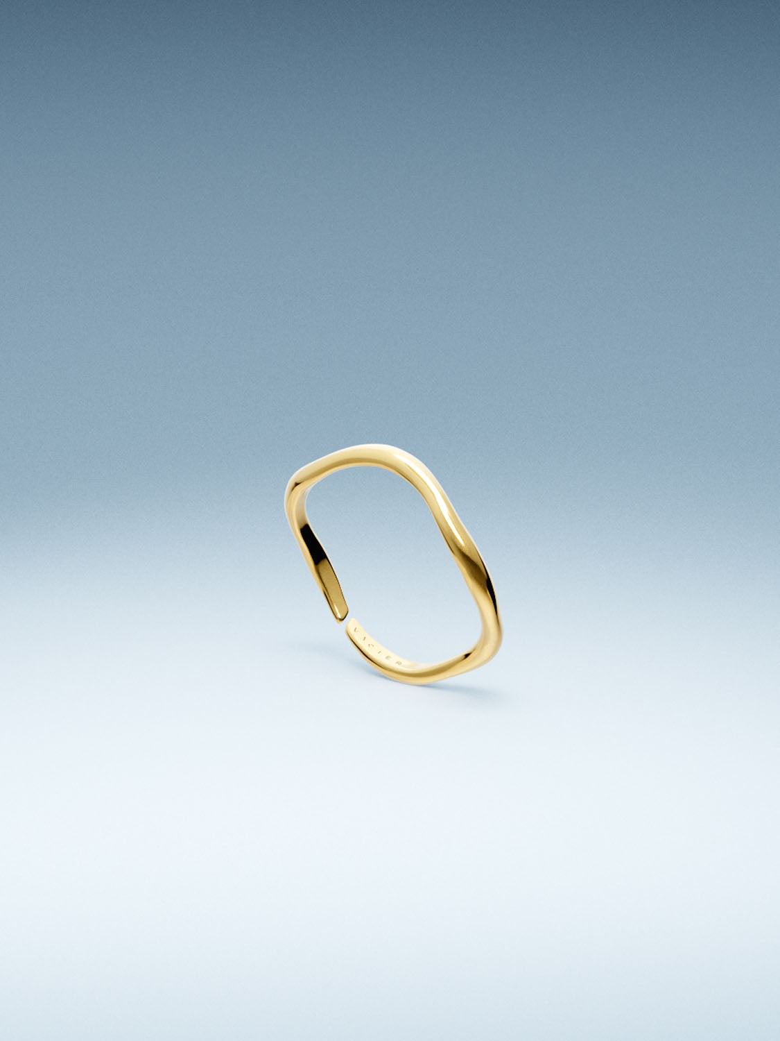Fluid Ring - Silver or Gold Finish – Vacier AU
