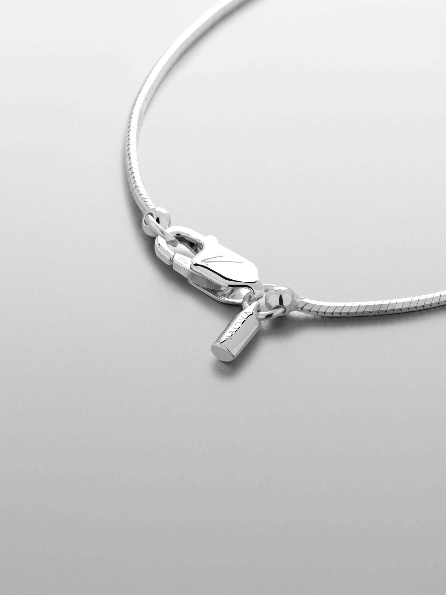 OCTAGON CHAIN NECKLACE IN SILVER – Vacier AU